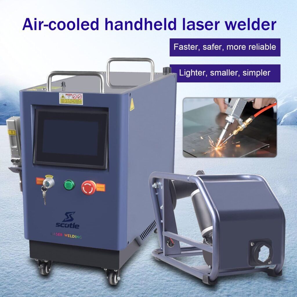 Scotle 4 in 1 Air-Cooled Fiber Laser Welding Machine | 700W–2000W ...